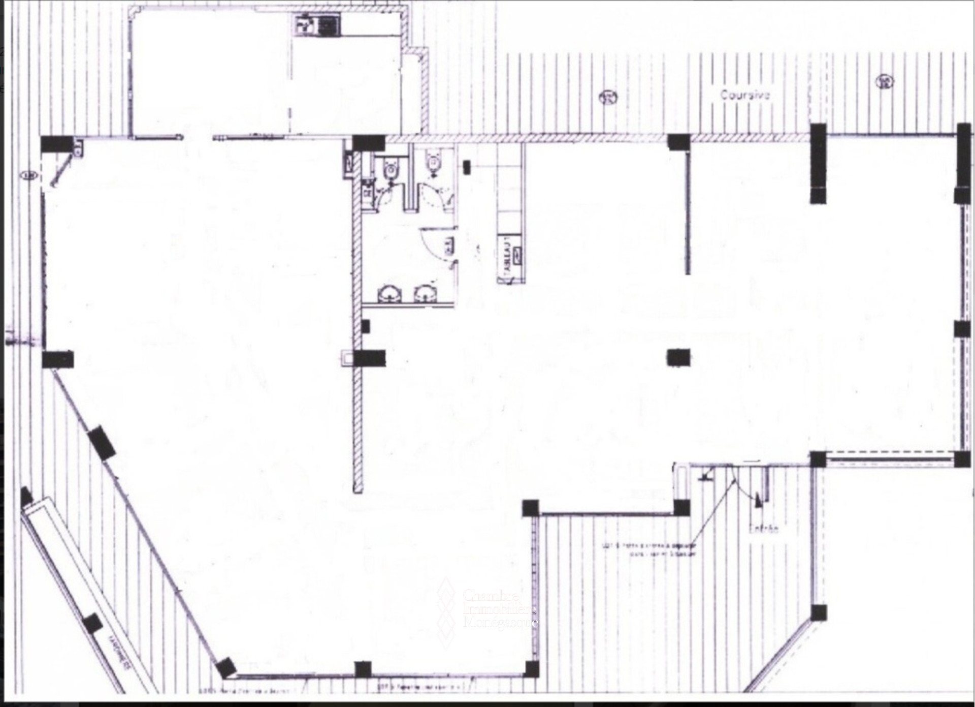 6 rooms office space to rent in Monaco